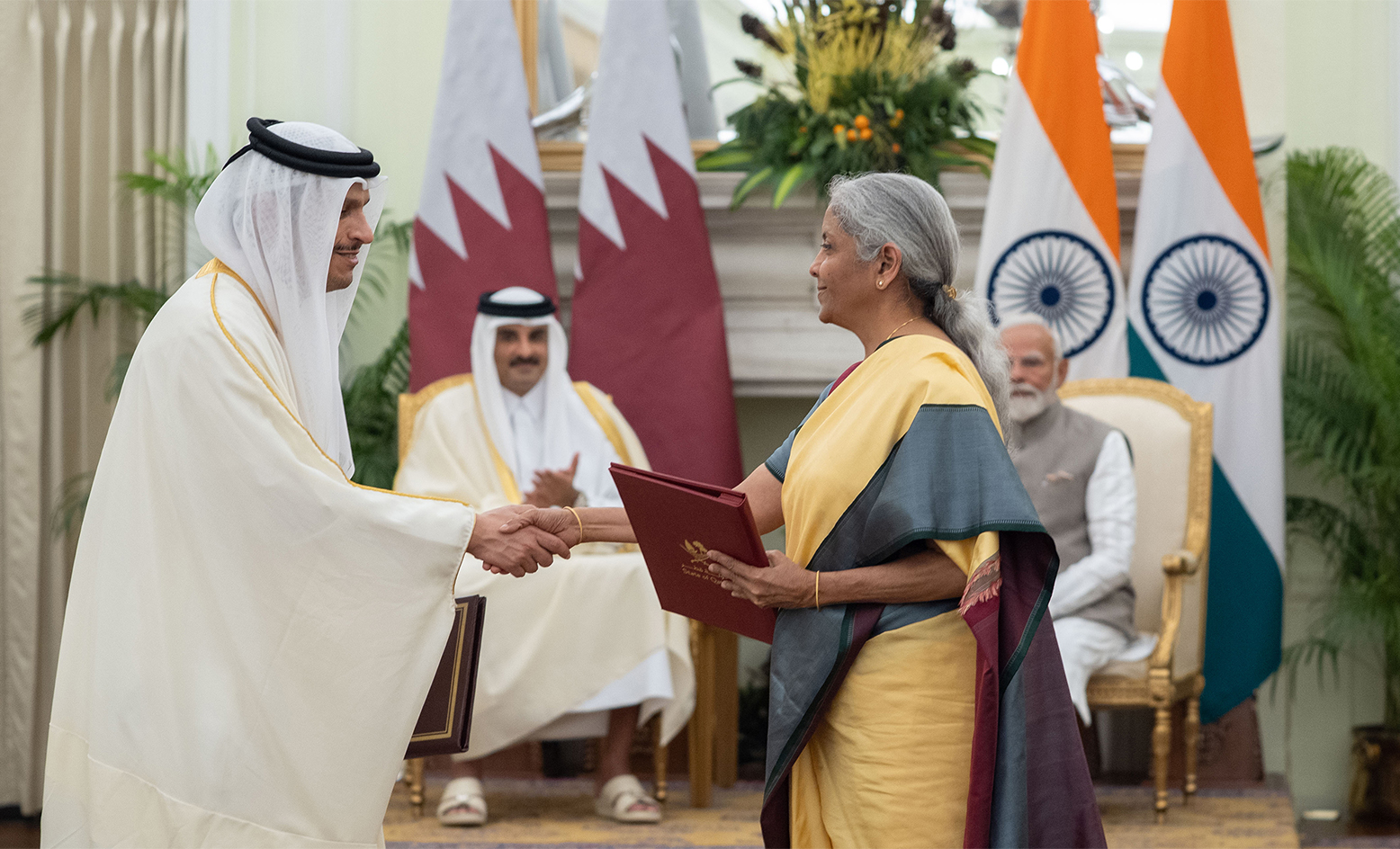 The State of Qatar and the Republic of India Sign an Agreement Aimed at ...